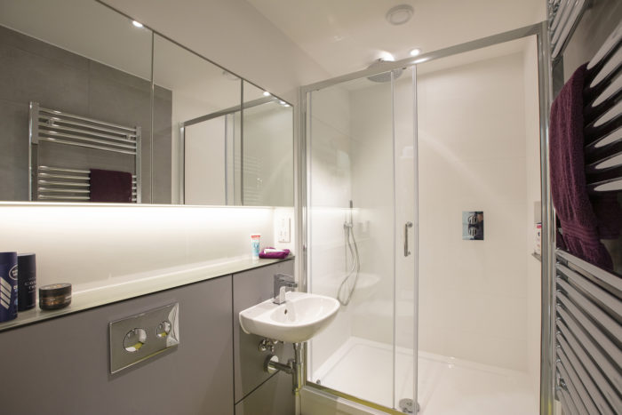 New GRP floorless bathroom pods for Build-To-Rent