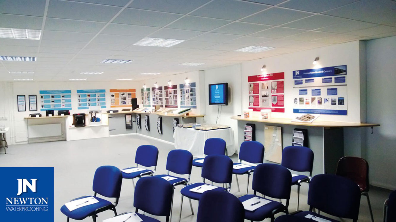 Benefit from skills and training from Newton Waterproofing
